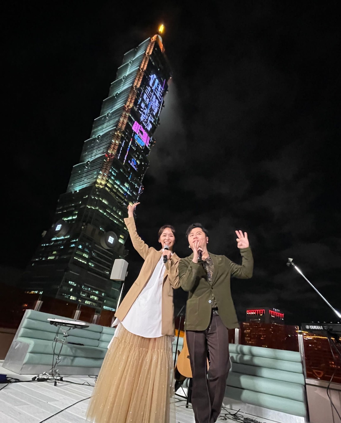 Hakka message displayed on Taipei 101 to mark 1988 Hakka Restoration ...